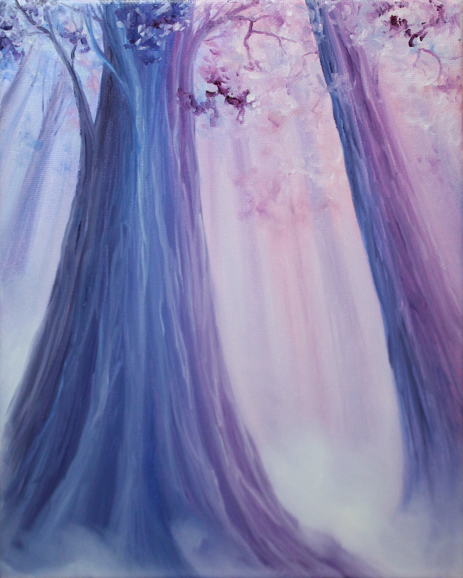 3x4" Magnet Forest Enchanted Trees Dark Woods Fantasy Art Print ...