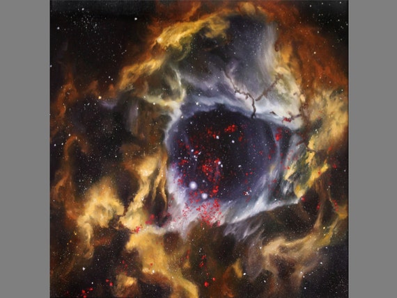 Gold Galaxy Space