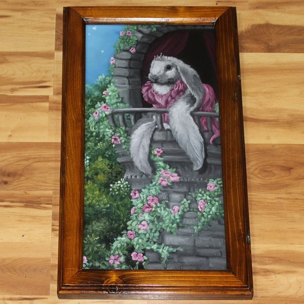 Rapunzel Oil Painting - Etsy