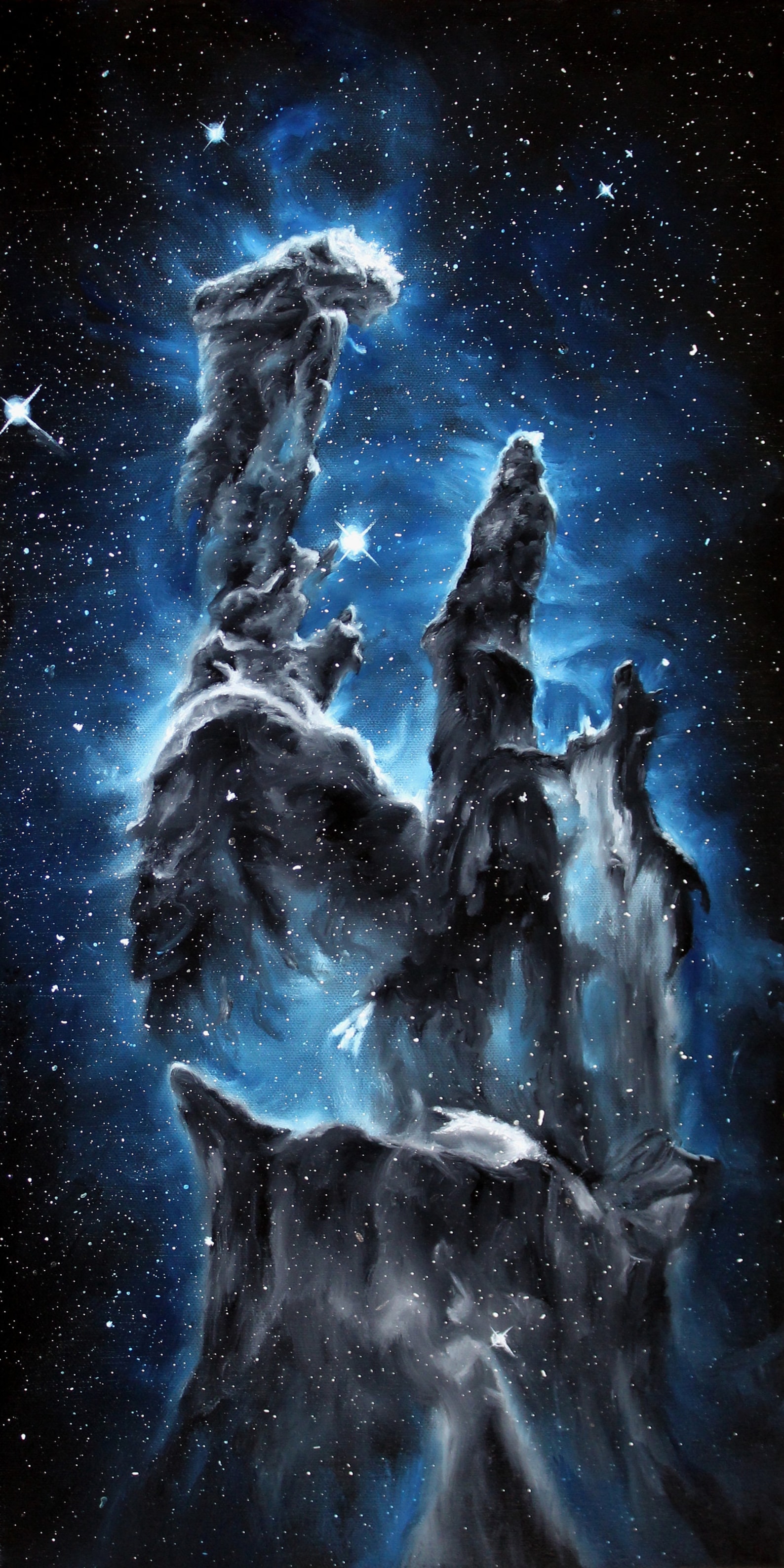 2x4" Magnet Space Outer Space Nebula Galaxy Deep Space Art Print ...