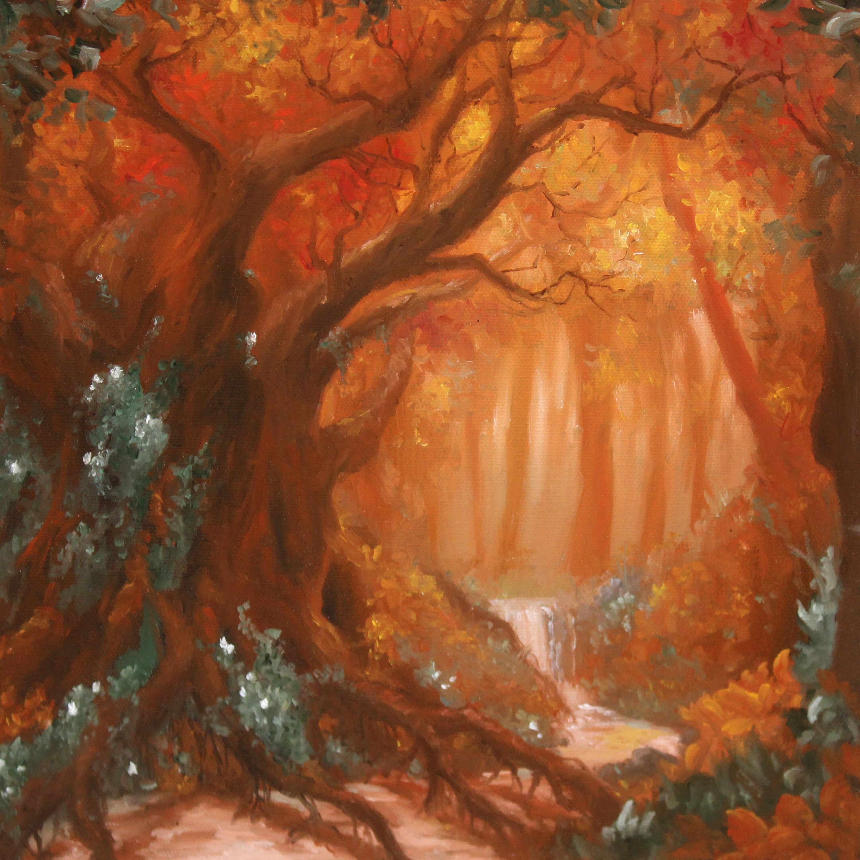 3x4", 4x4" Magnet Forest Enchanted Trees Dark Woods Haunted Spooky ...