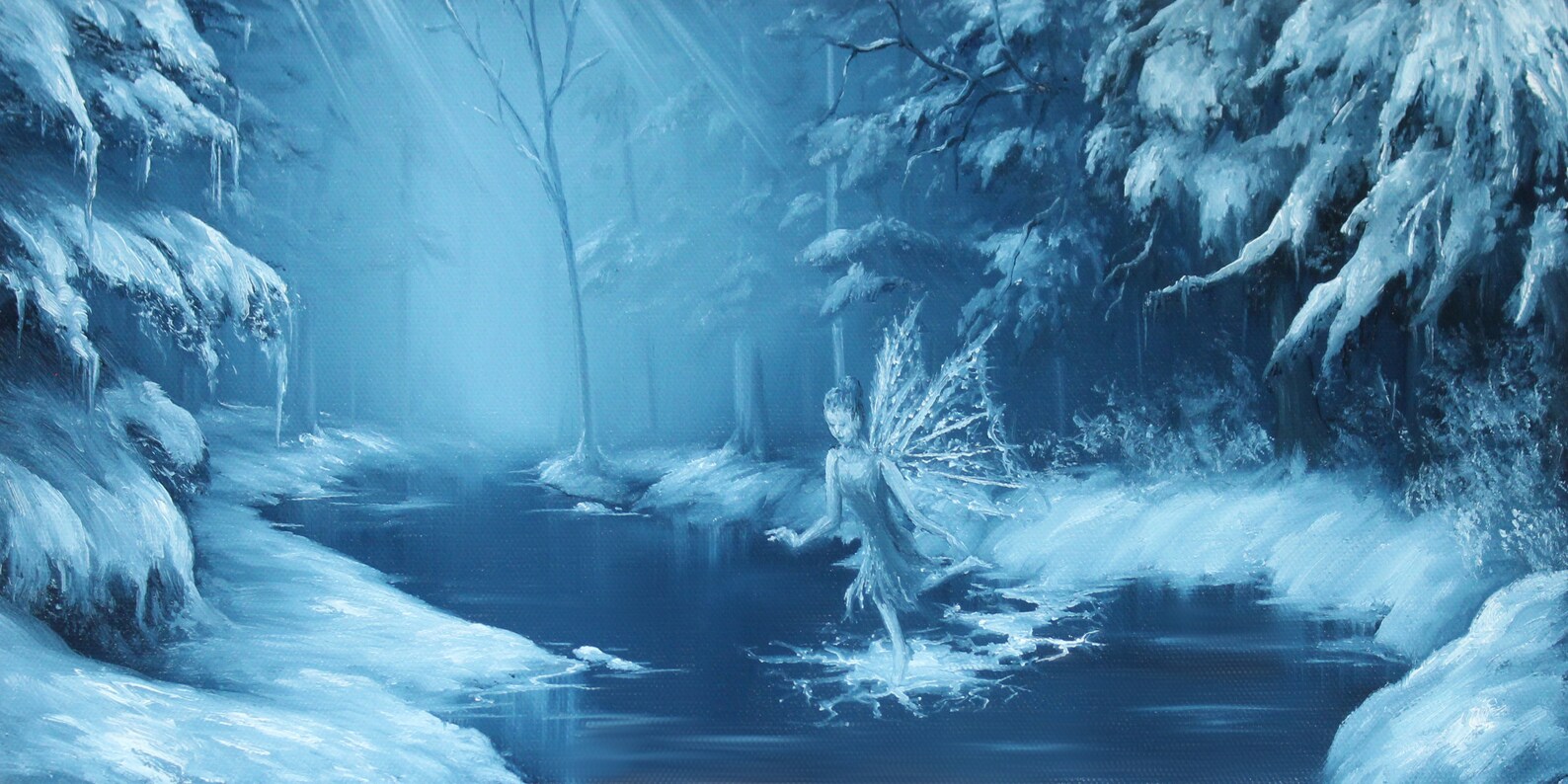 2x4" Magnet Forest Enchanted Trees Dark Woods Fantasy Art Print ...