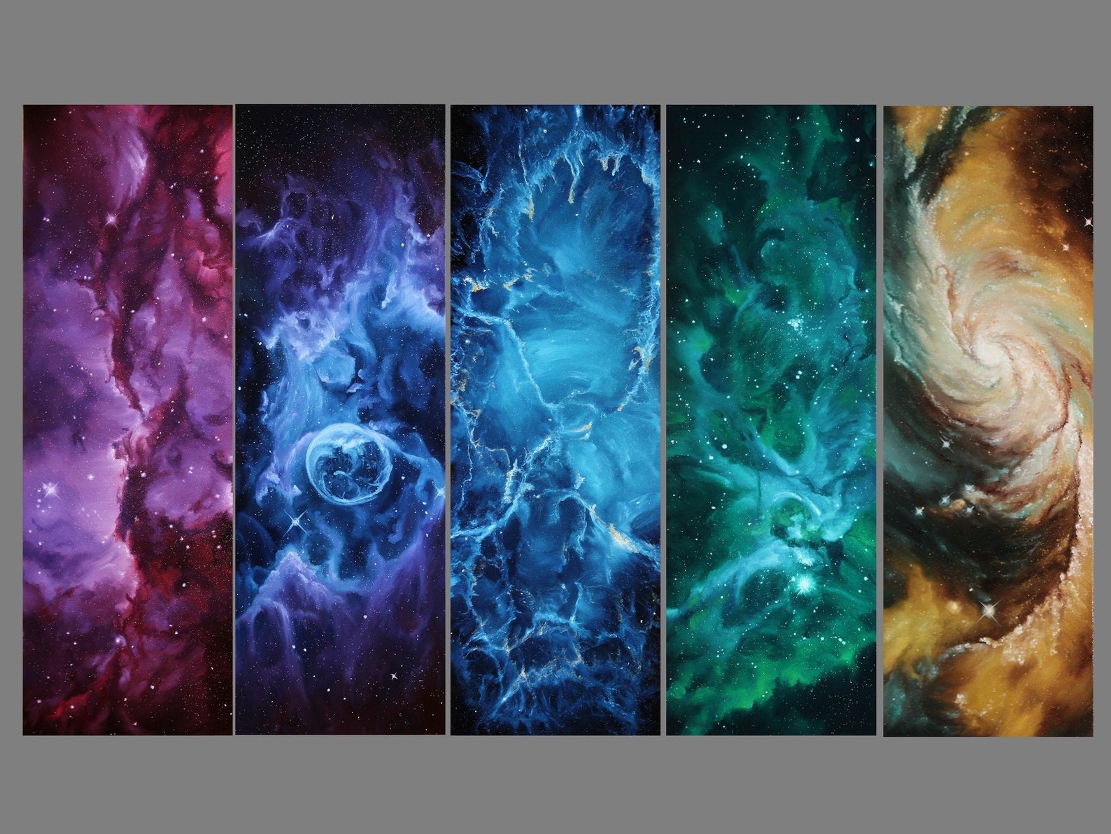 2x4", 3x4", 4x4", 2x6" Magnet Space Outer Space Nebula Galaxy Deep ...
