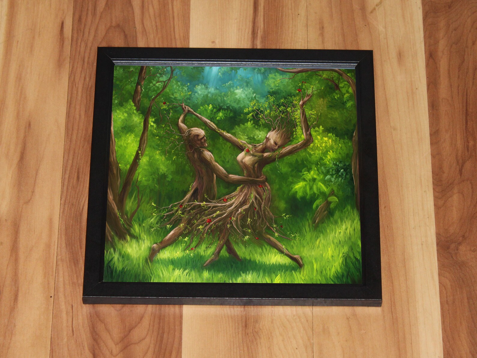 Art PRINT Dance of the Dryads Dryad Fairy Dark Forest | Etsy