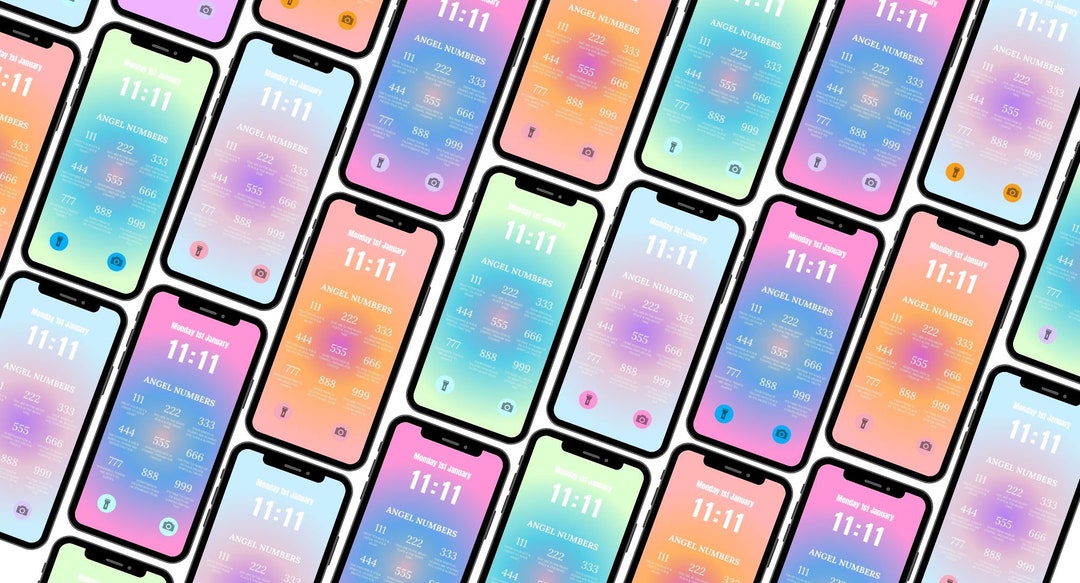 Angel Numbers Phone Wallpaper Pack, iPhone Angel Number Wallpaper ...