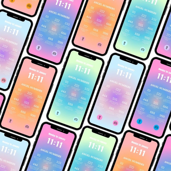 Angel Number Wallpaper - Etsy