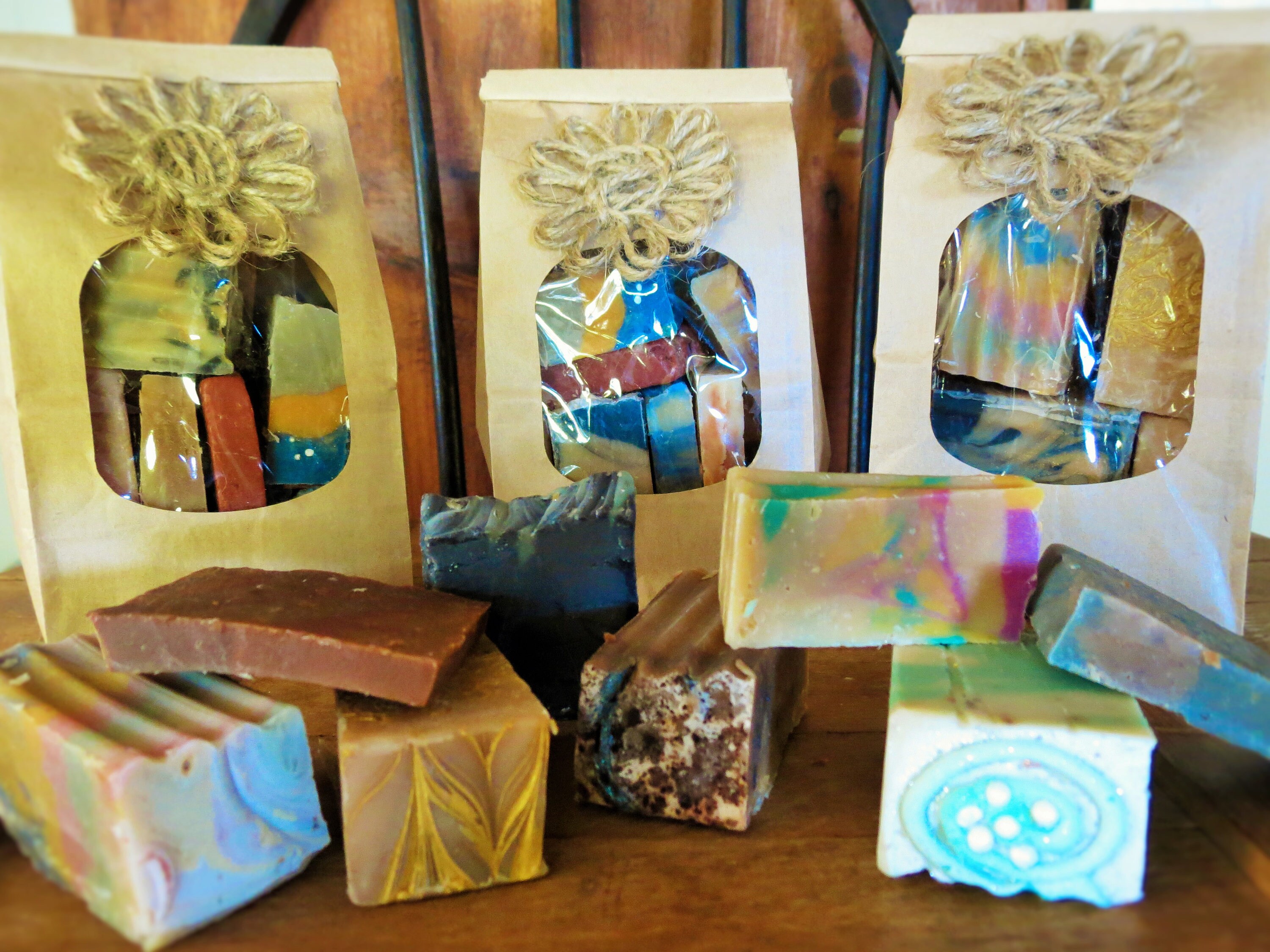 All Natural Goat Milk Soap Chunks Gift Bag - Etsy