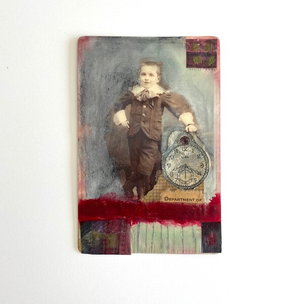 Altered Art Paper - Etsy