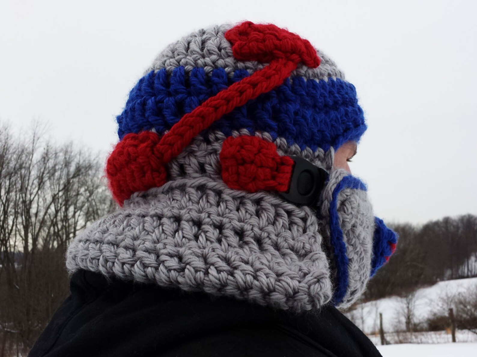 CROCHET PATTERN: Gas Mask Helmet - Halloween Hat With Mask PDF - Etsy