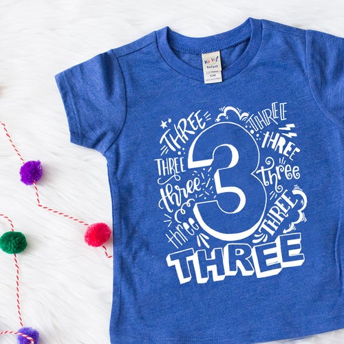 Boys 3rd Birthday Shirt 3rd Birthday Shirts Boy Third - Etsy