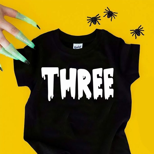 3rd Birthday Shirt Halloween - Etsy
