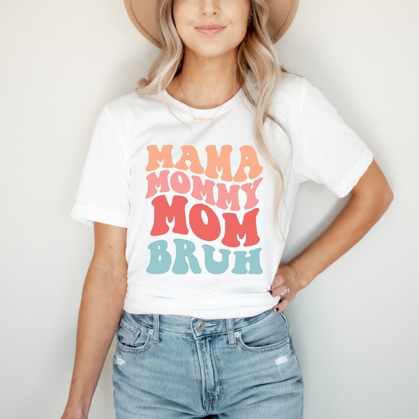 Mama Mommy Mom Bruh Tank Etsy