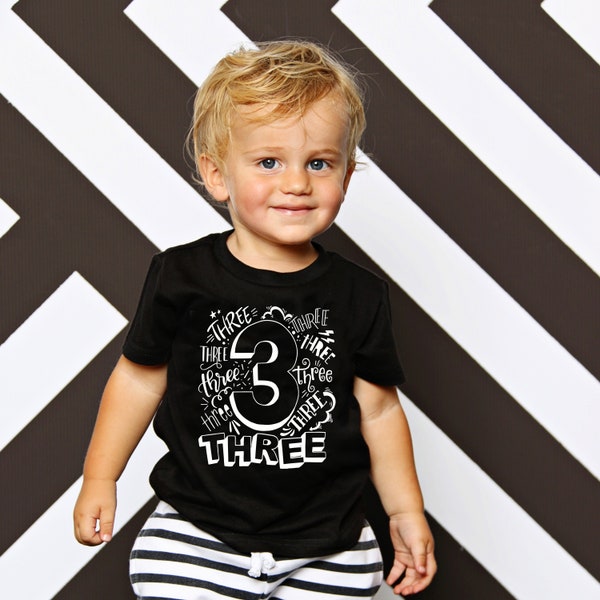 3rd Birthday Shirt - Etsy