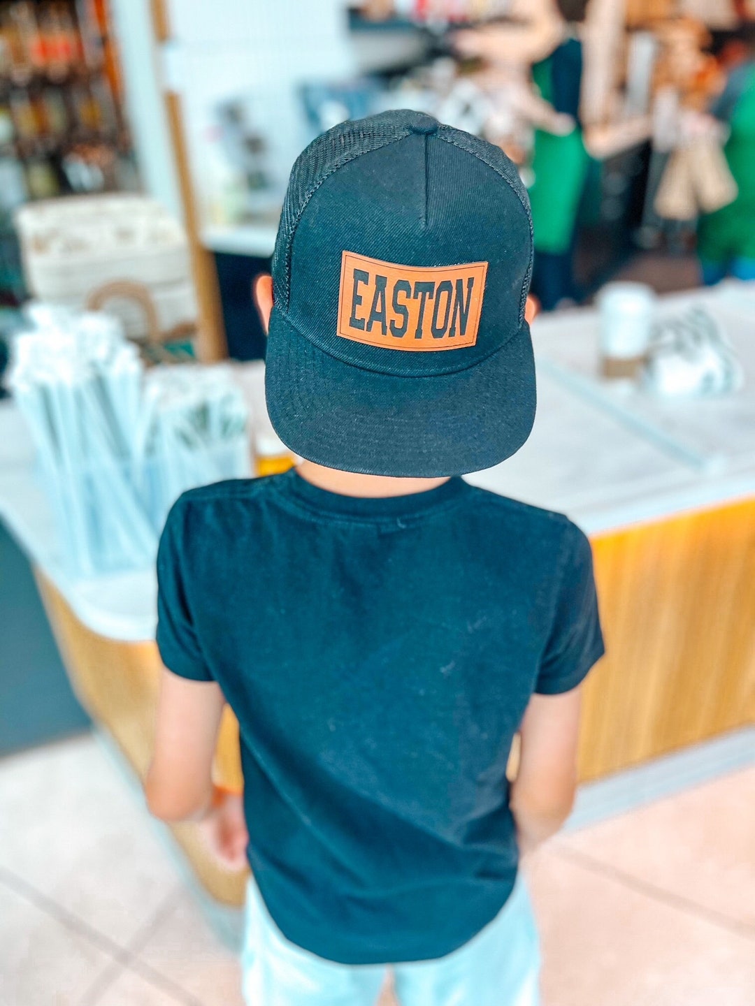 Personalized Kids Hat With Patch | Gift for Boys | Custom Name Trucker ...