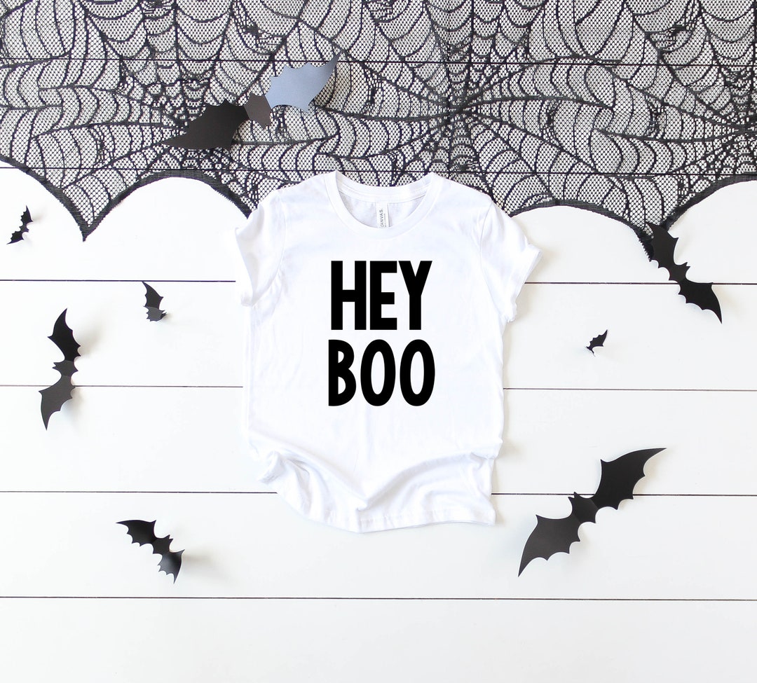 Hey Boo Kids Shirt - Halloween Shirt - Halloween Kid Shirt - Hey Boo ...