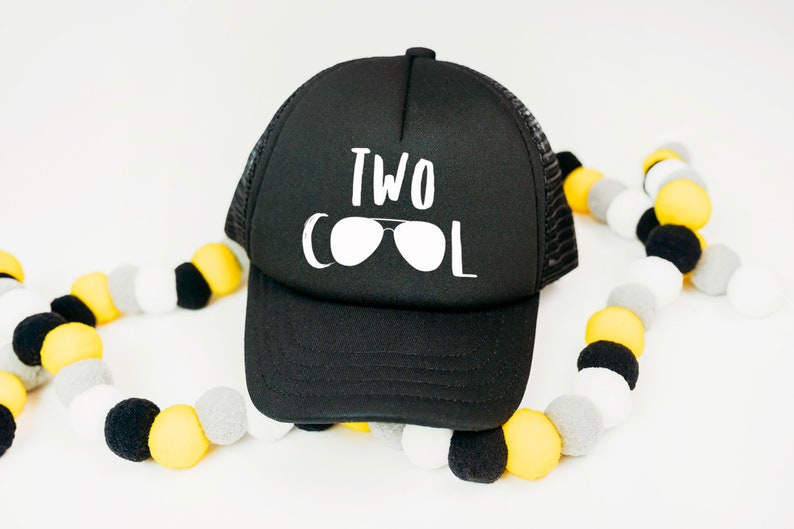 Two Cool Hat 2nd Birthday Hat Boy Two Hat 2 Year Old Boy - Etsy