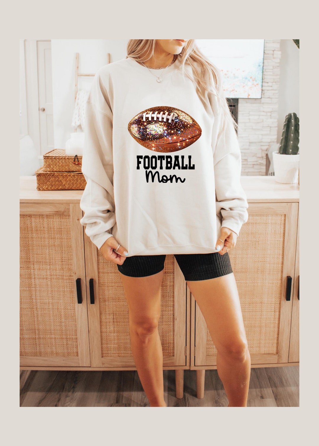 Football Mom Sweatshirt | Cute Football Shirt for Sports Mom Gift ...