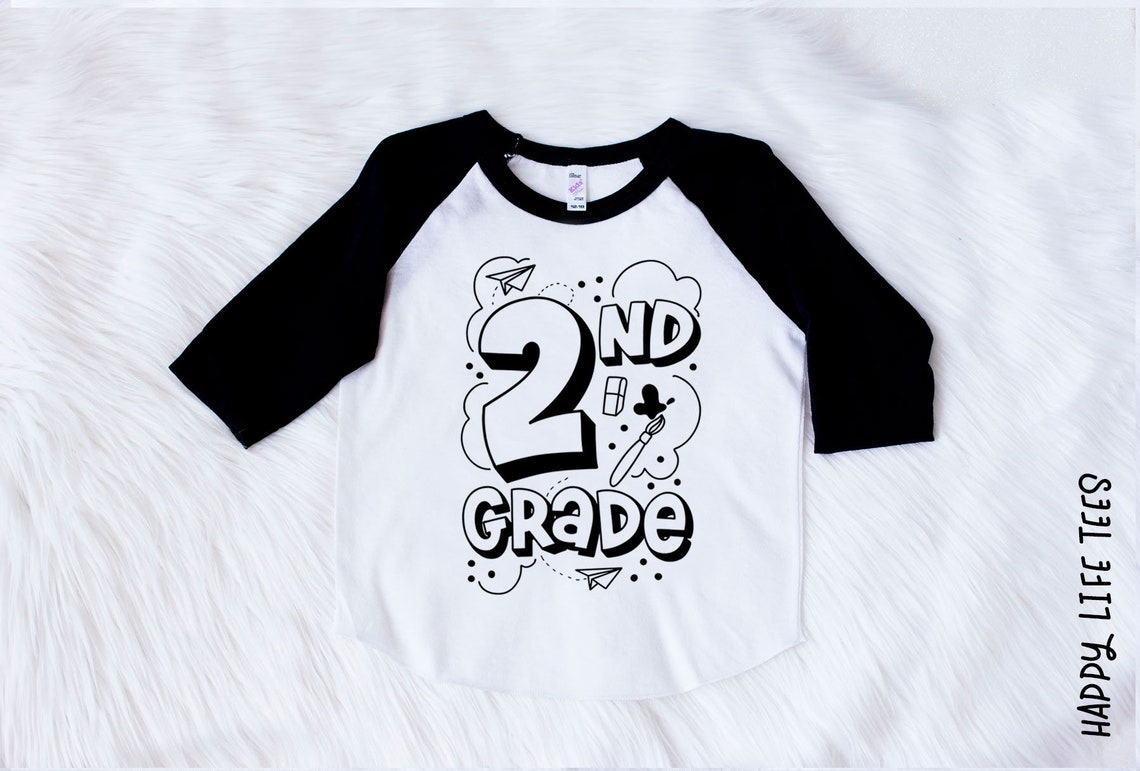 2nd grade shirt Back to School Shirts Second Grade | Etsy