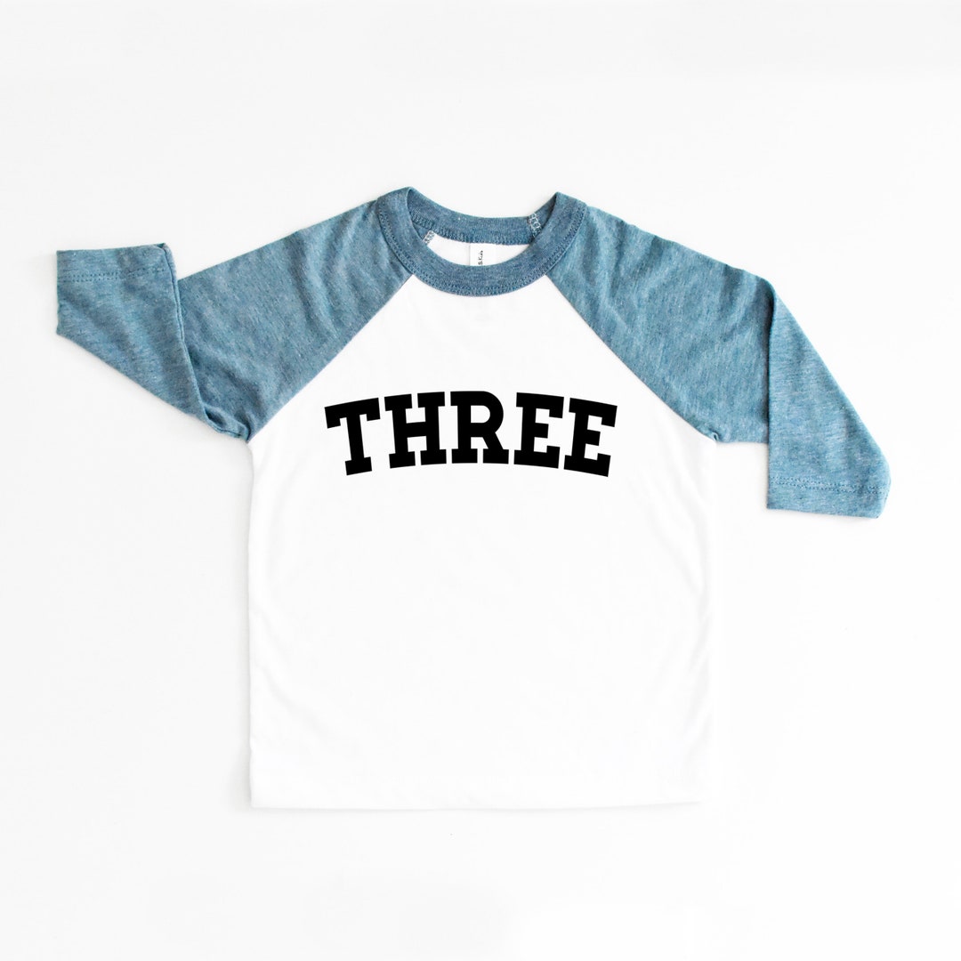 3rd Birthday Shirt Boy | Boys Third Birthday Shirt | Three Shirt | Gift for Grandson - Etsy