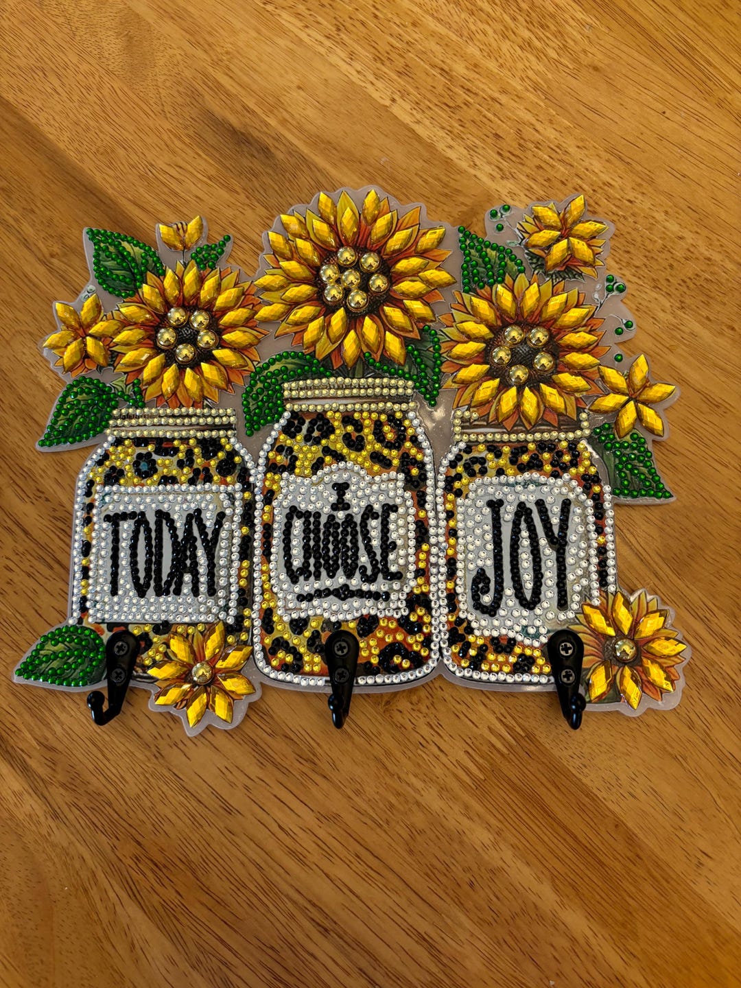 Flowers - Today I Choose Joy Key Holder - Etsy