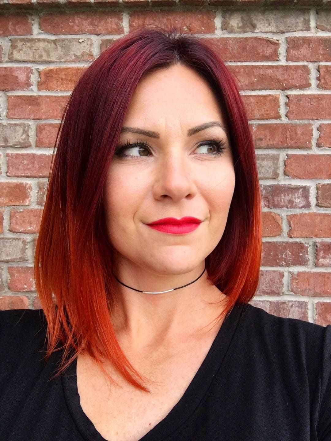 Thin Choker Silver Bar Choker Black Leather Necklace - Etsy