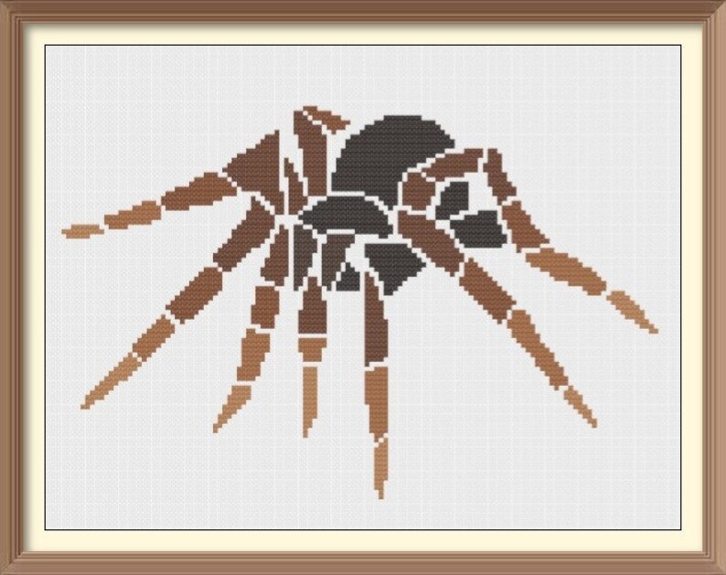 Spider Modern Cross Stitch Pattern PDF Chart Digital Download - Etsy