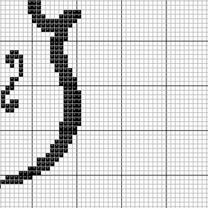 Cello Modern Cross Stitch Pattern PDF Chart Black Monochrome Cross ...