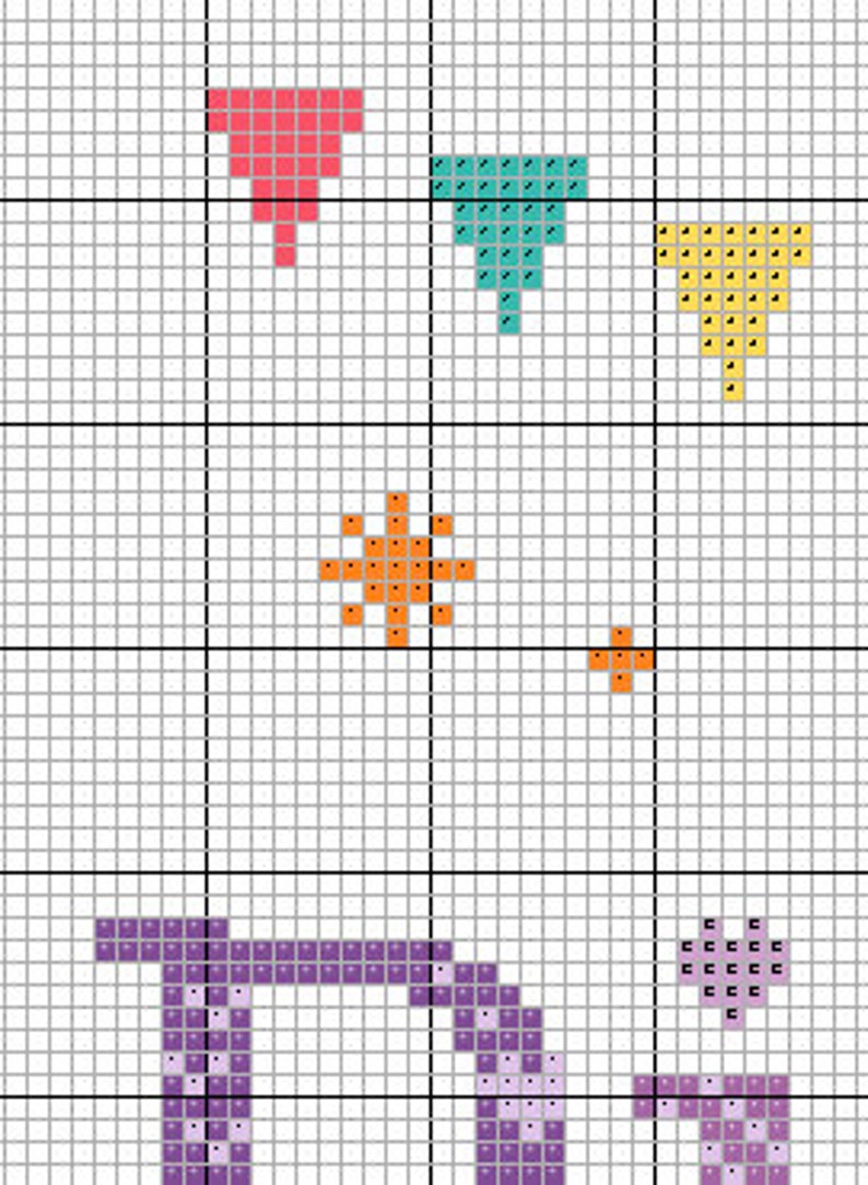 60th Wedding Anniversary Cross Stitch Pattern Customizable Digital PDF ...