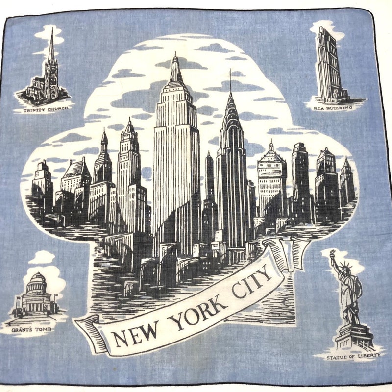 New York Hankie - Etsy