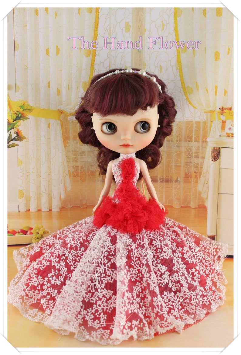 Blythe Dressdoll Handmade Outfit Gown Dress. - Etsy