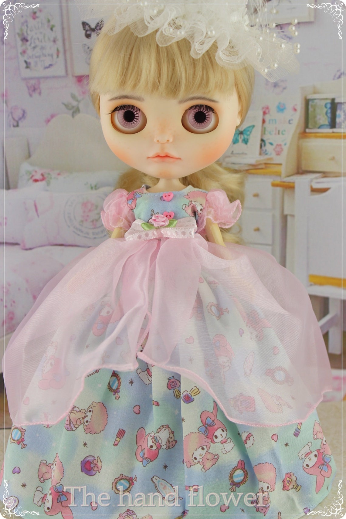 Blythe Dressdoll Handmade Outfit Gown Dress. - Etsy