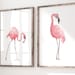 Flamingo Nursery Poster Kids Illustration Children Blush Pink Print ...
