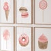 Sugar Sweet Delights: Set of 6 Pink Sweets Poster for Girls Room ...