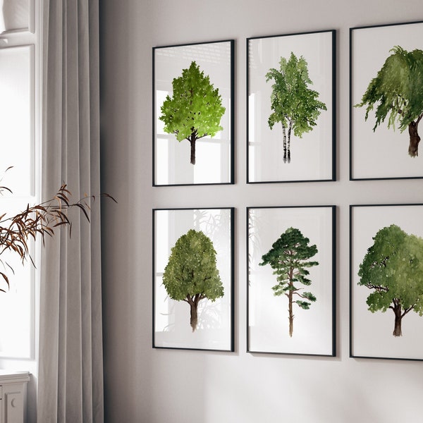 Oak Tree Wall Art - Etsy