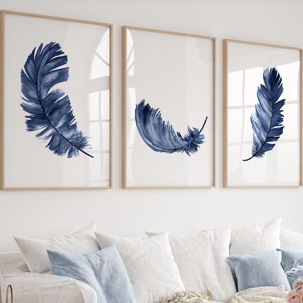 Feather Art Print - Etsy