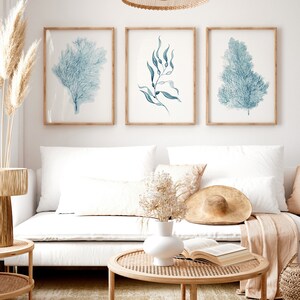 Coral Prints, Coral Wall Art, Coral Minimalist Art, Abstract Poster ...