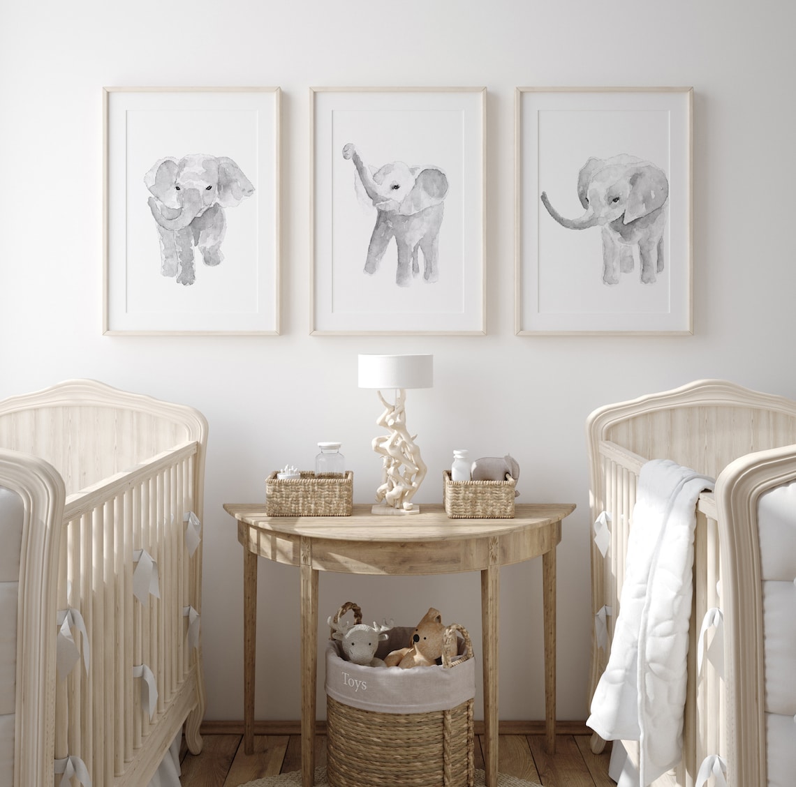 Elephant Print Wall Art Elephant Art Print Elephant Nursery - Etsy