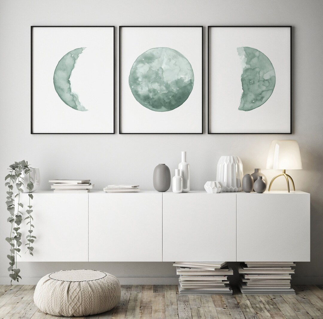 Moon Phase | Moon Cycle Poster | Phases of the Moon | Lunar Phases ...