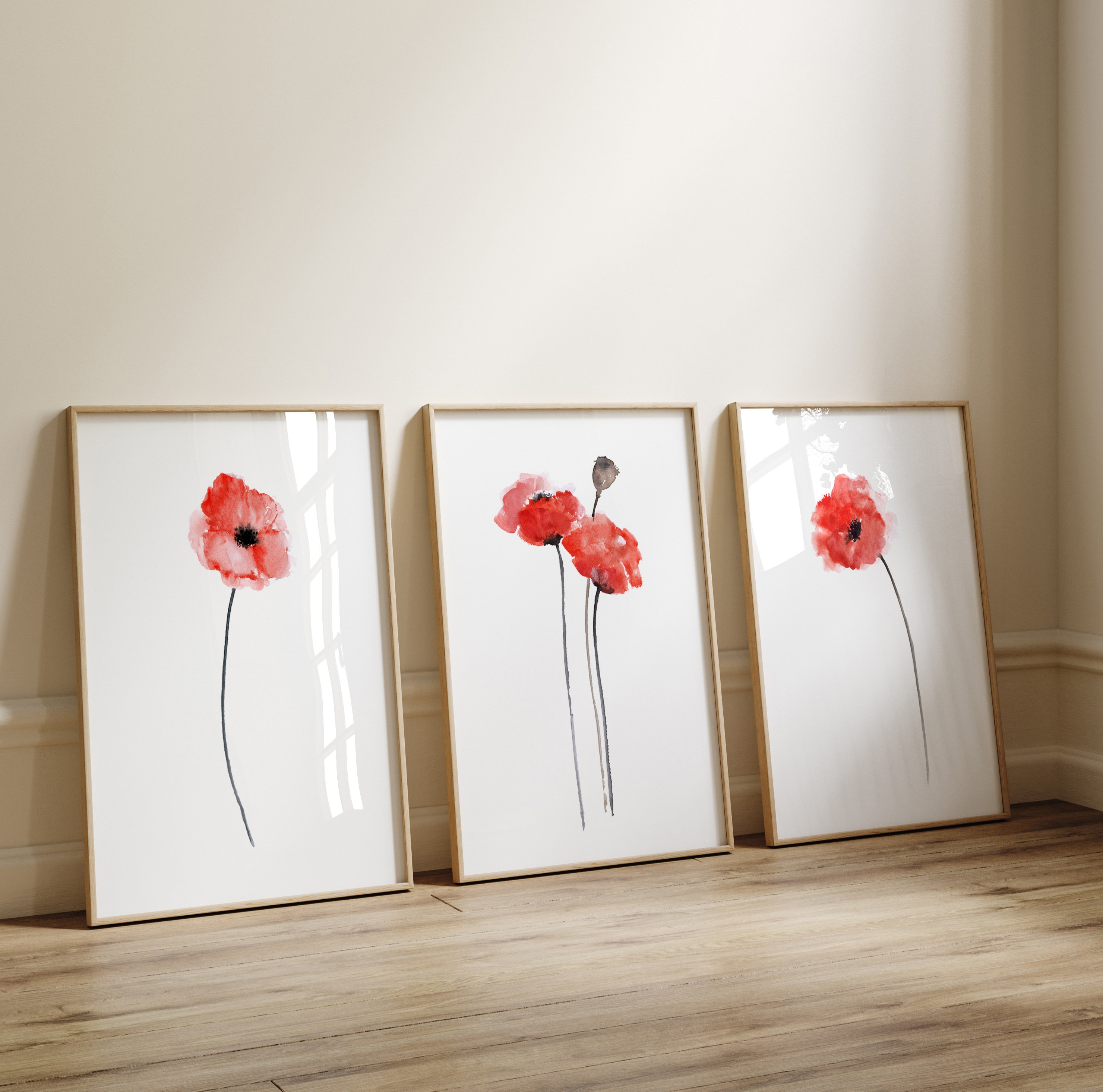 Poppies Art Canvas
