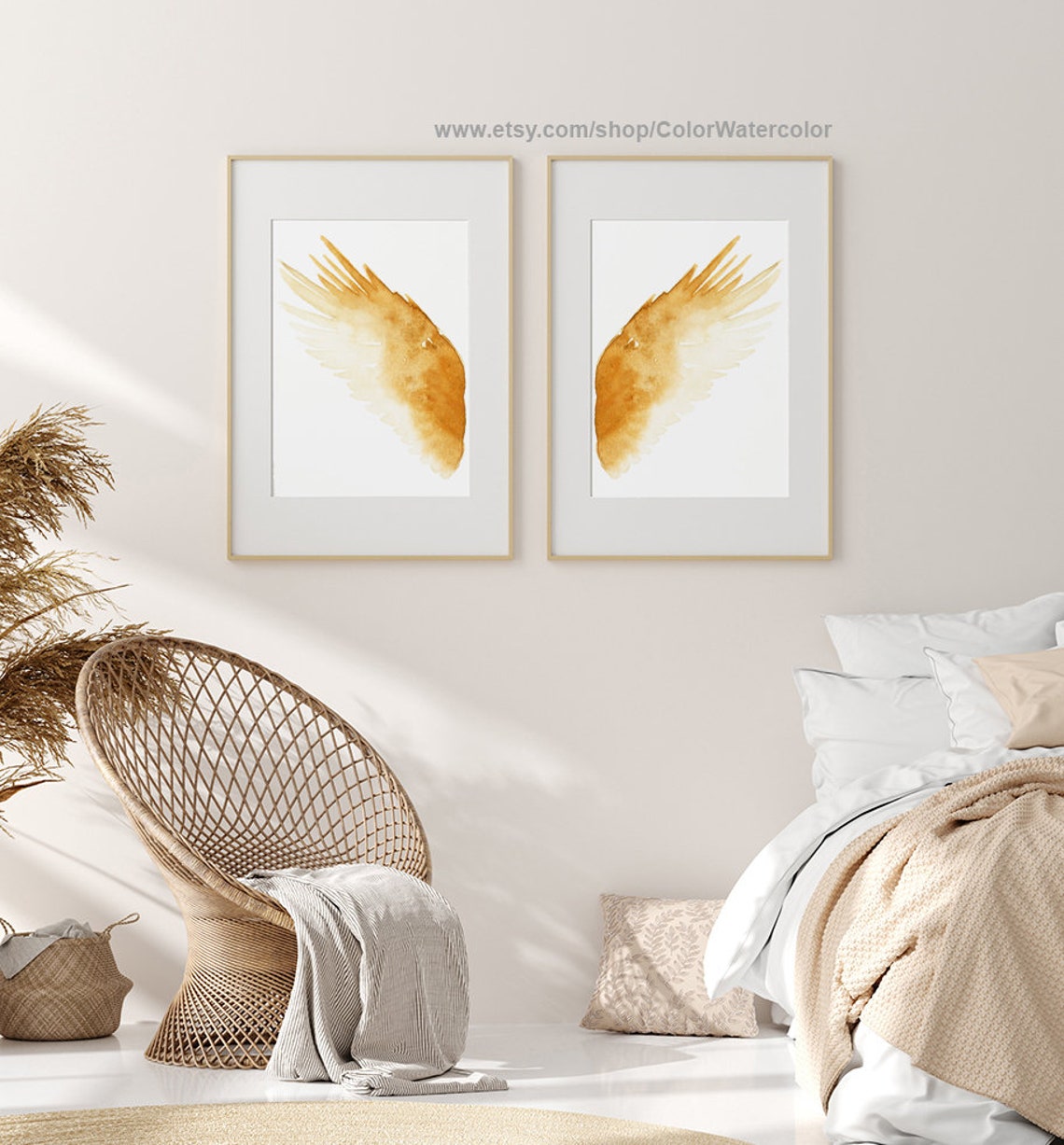 Angel Wings Wall Decor Angel Wings set Wings Wall Decor | Etsy