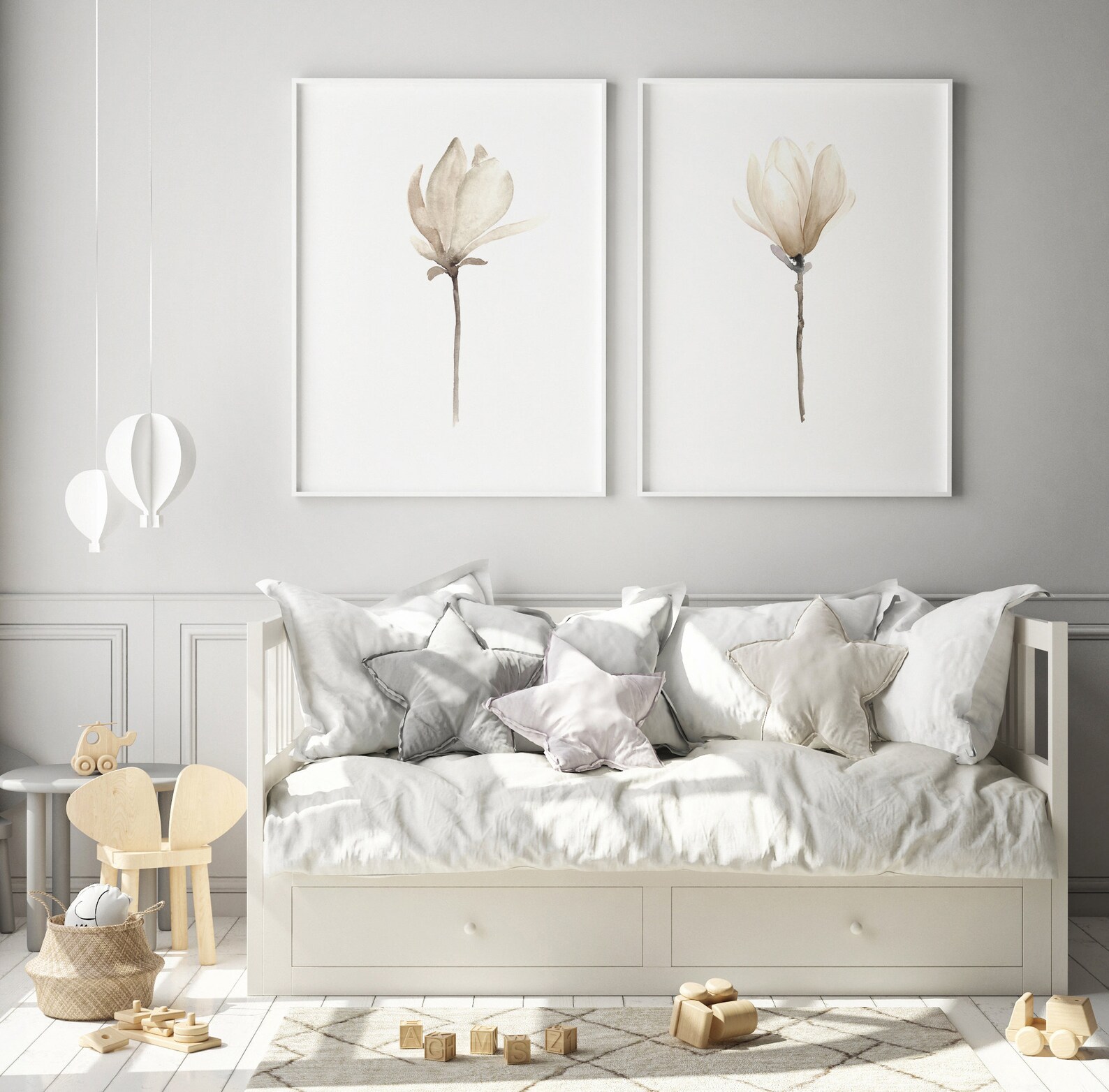 Magnolia Wall Decor Magnolia Flower Botanical Home Decor - Etsy