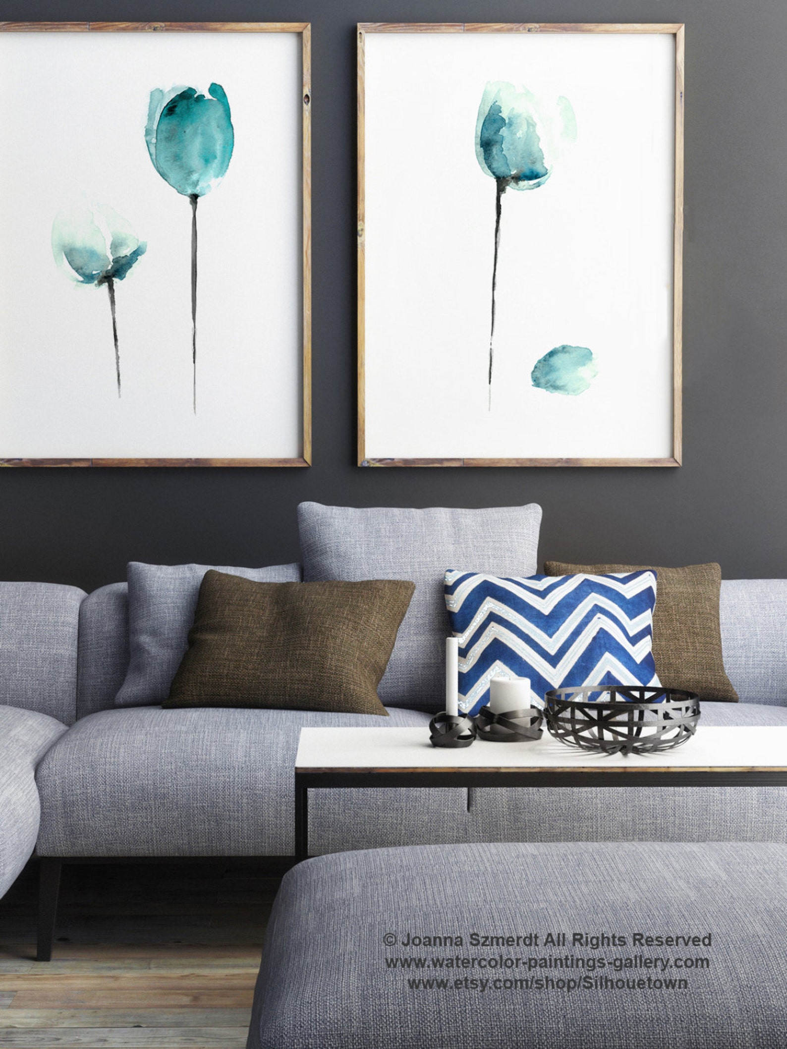 Tulip Prints Tulip Wall Art Tulip Wall Art Print Tulips Set | Etsy