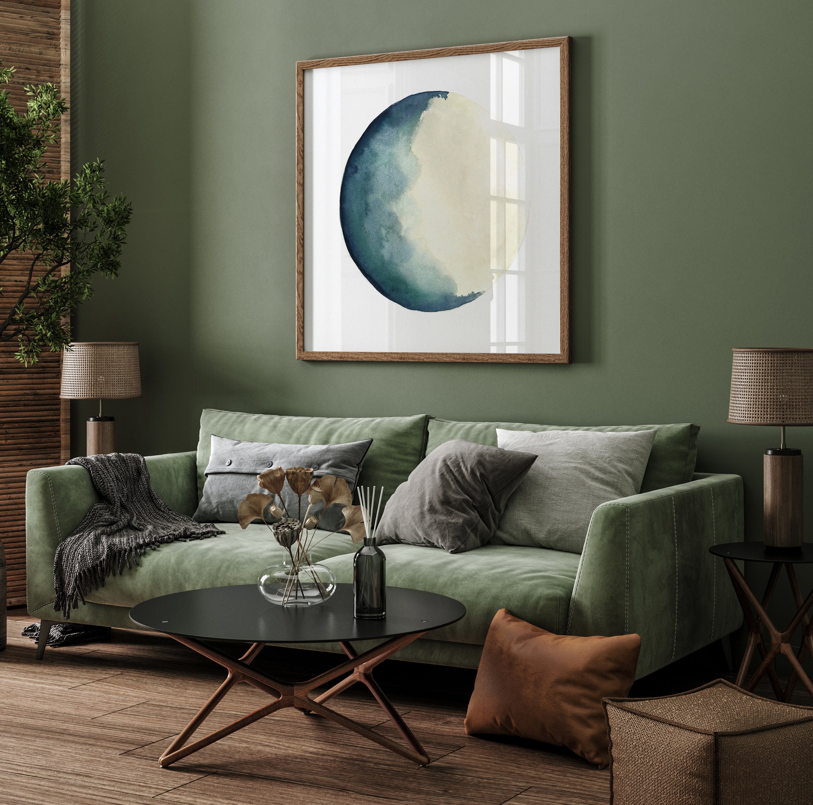 Moon Print Wall Art Moon Art Print Moon Phases Gifts - Etsy Canada
