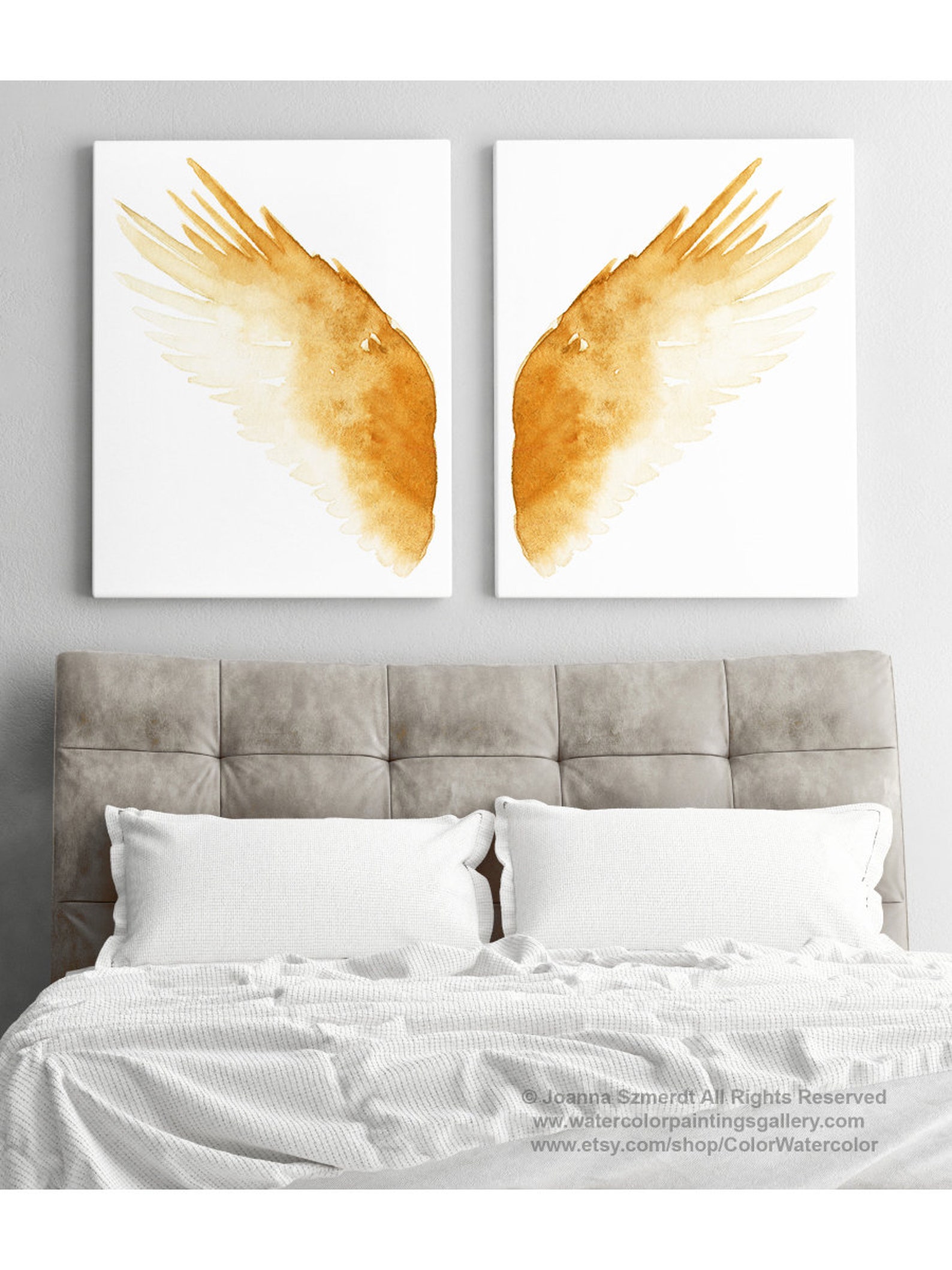Angel Wings Wall Decor Angel Wings set Wings Wall Decor | Etsy
