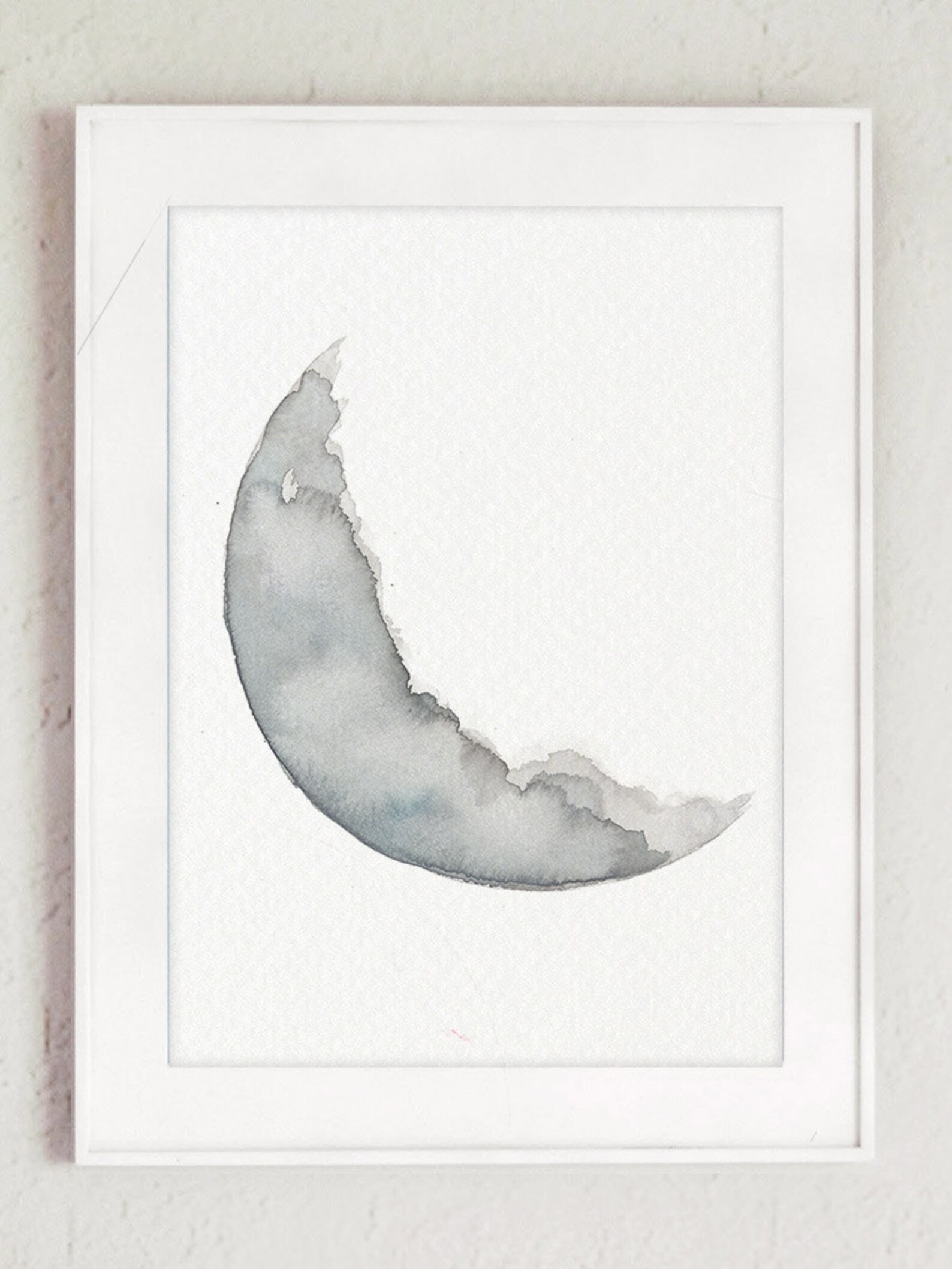 Moon Wall Art Moon Art Print Moon Phases Wall Art 5 Piece - Etsy