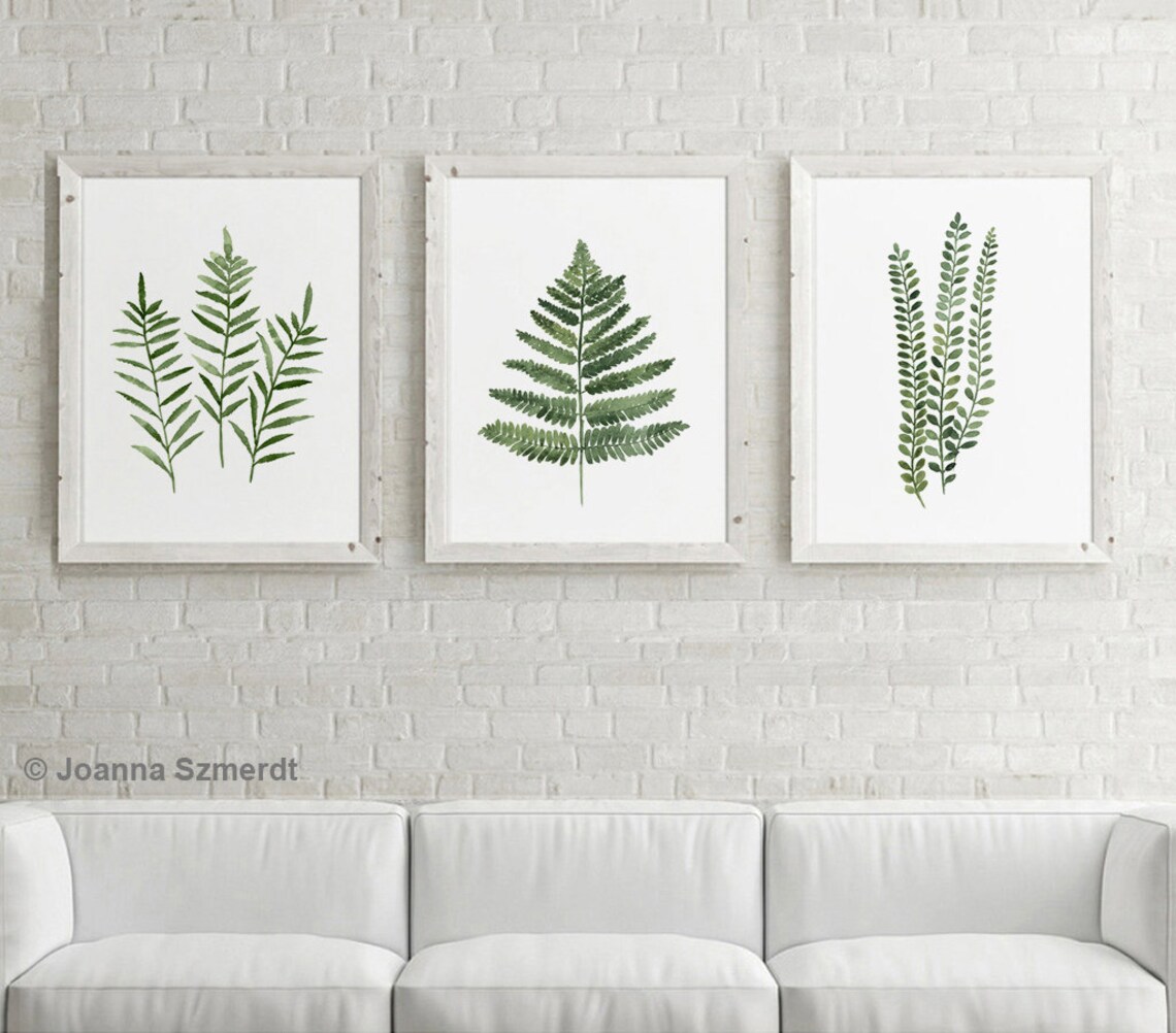 Fern Wall Art Fern Art Print Fern Wall Decor Fern Print | Etsy