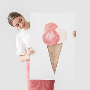 Sugar Sweet Delights: Set of 6 Pink Sweets Poster for Girls Room ...