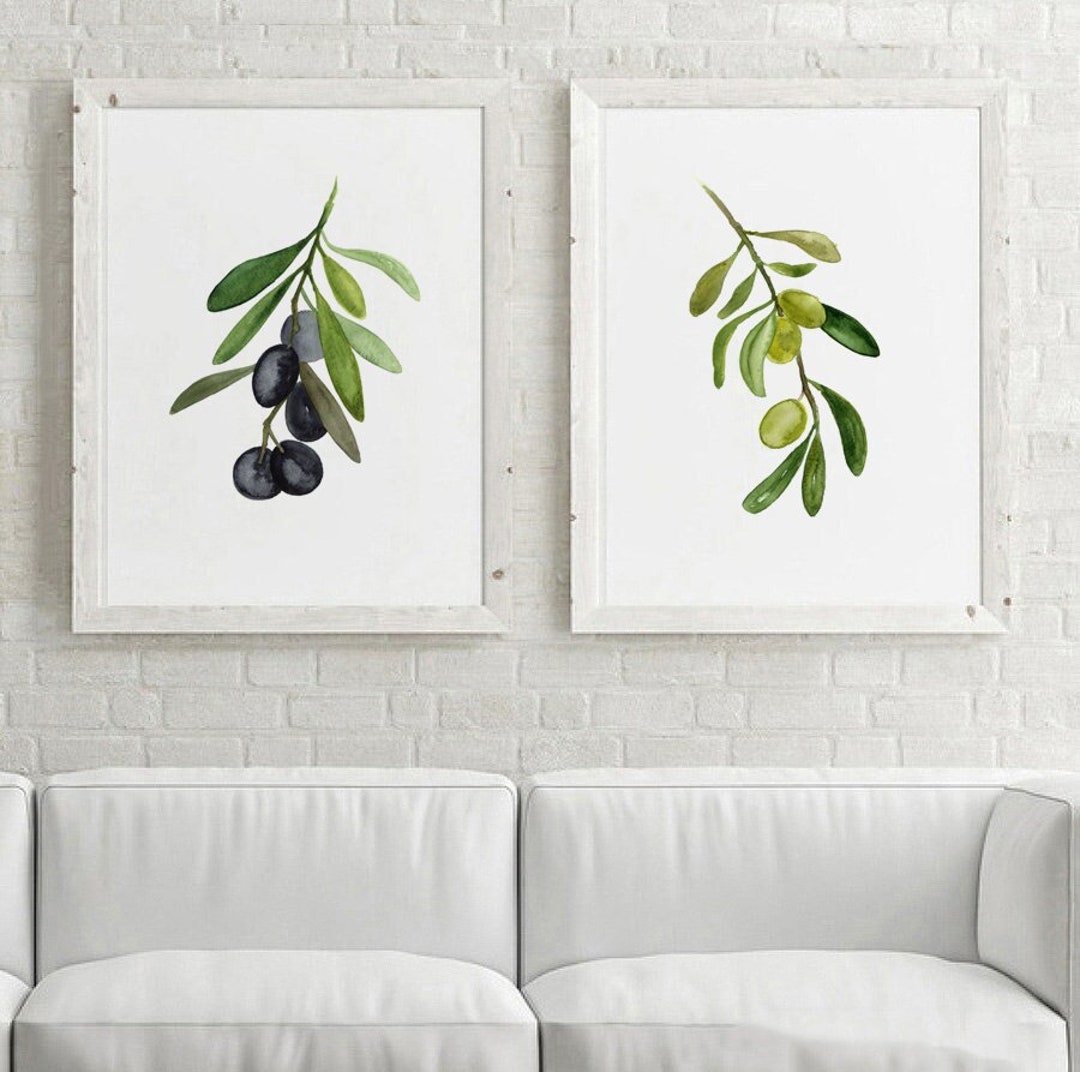 Olive Tree Wall Art, Olive Art Print, Olive Tree Prints, Olive Wall ...