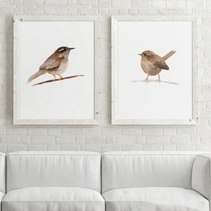 Wren Wall Art, Wren Print, Wren Bird Art, Wren Bird Print, Carolina ...