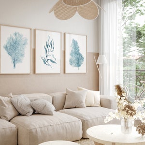 Coral Prints, Coral Wall Art, Coral Minimalist Art, Abstract Poster ...